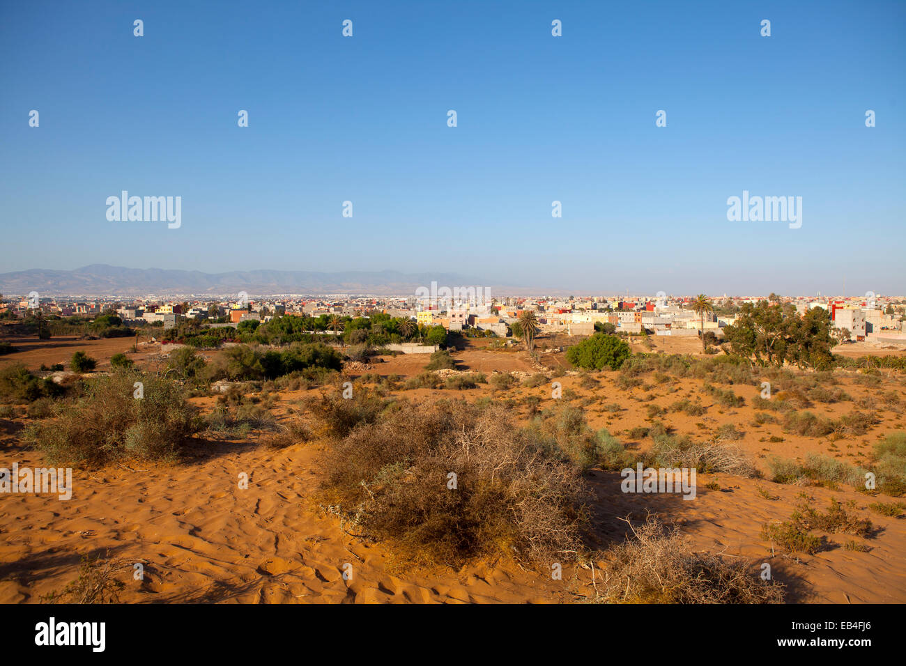 The city of Agadir view from southwest Stock Photo - Alamy