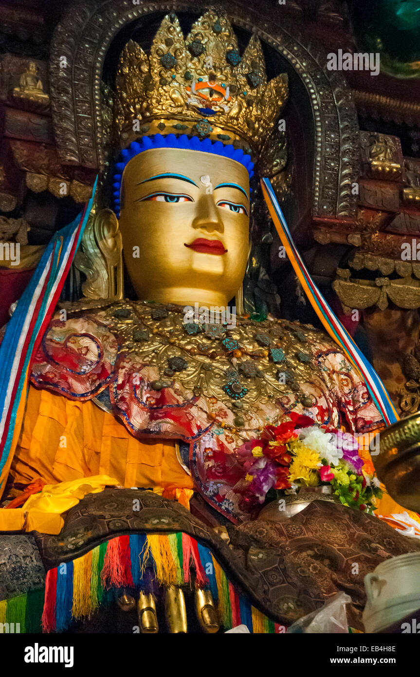 Maitreya buddha statue hi-res stock photography and images - Alamy