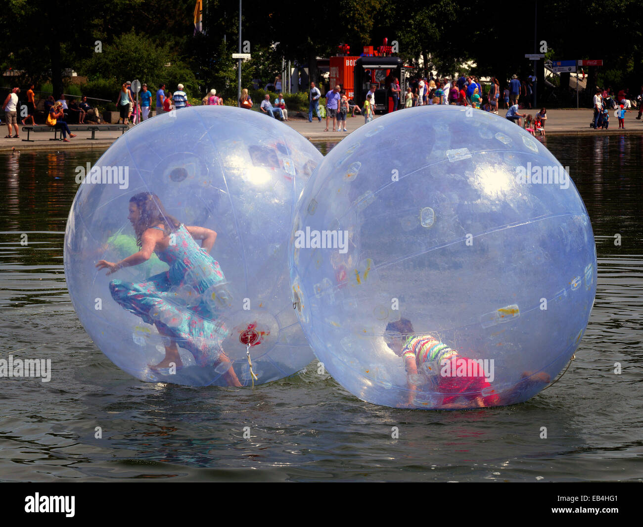 Ball floating water hi-res stock photography and images - Alamy