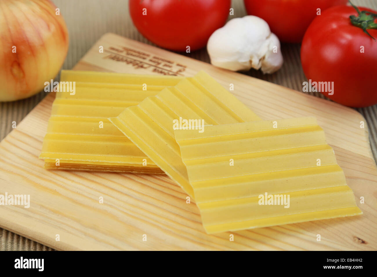 Dried lasagna pasta noodles hi-res stock photography and images - Alamy