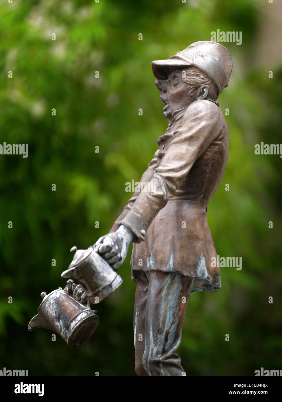 Germany Munich Artist House Comic figure statue Stock Photo - Alamy