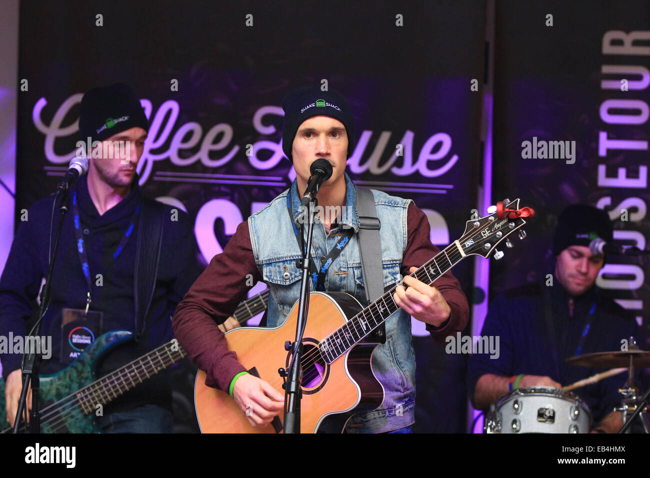 The Landed performing live at Tobacco Dock London Stock Photo - Alamy
