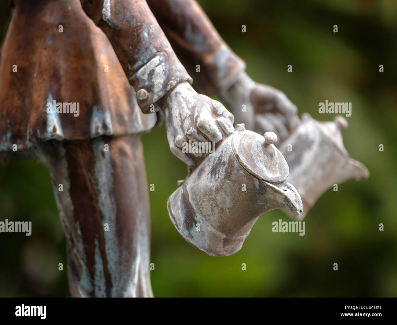 Germany Munich Artist House Comic figure statue Stock Photo - Alamy