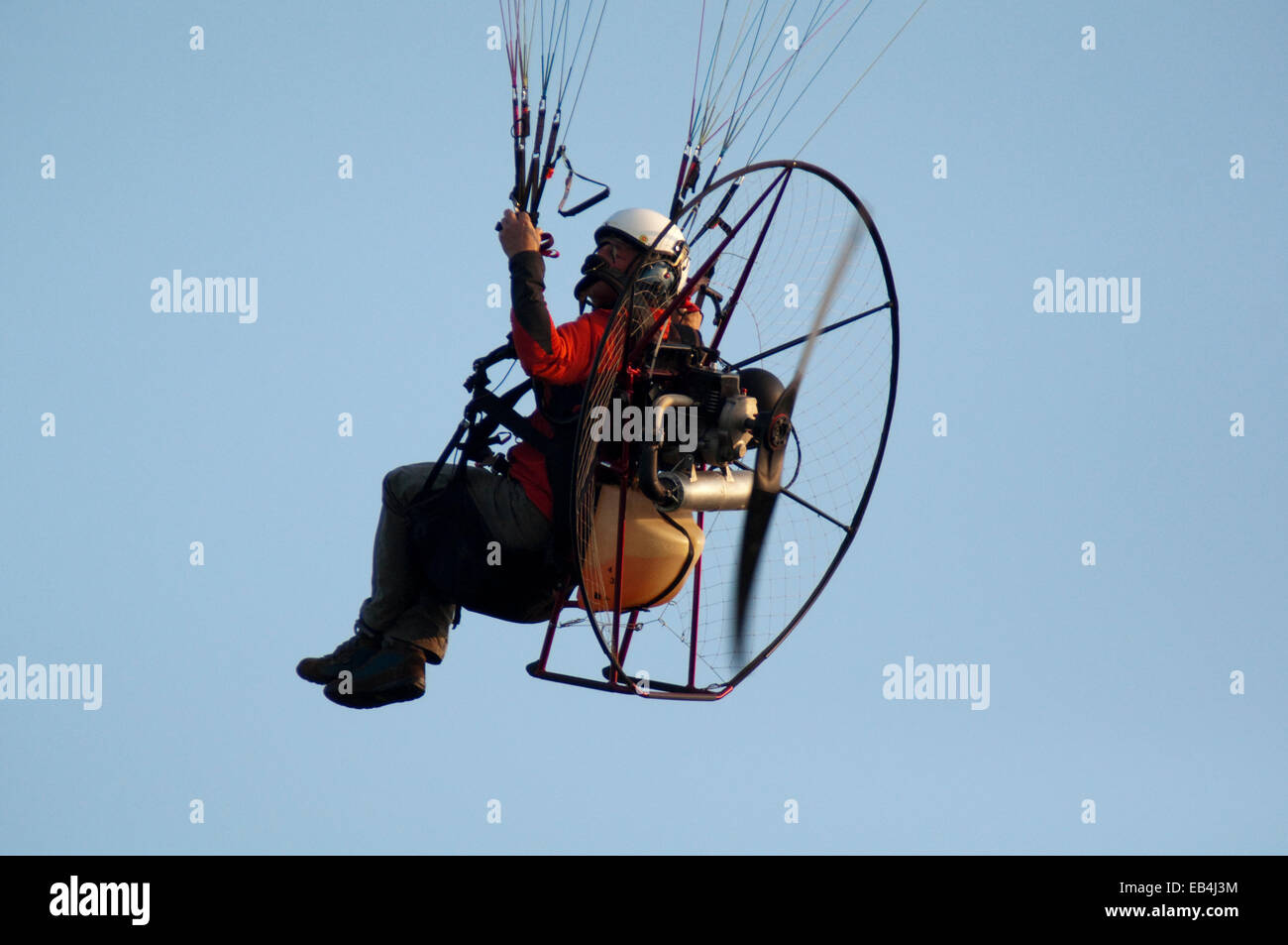 Paragliding With Motor