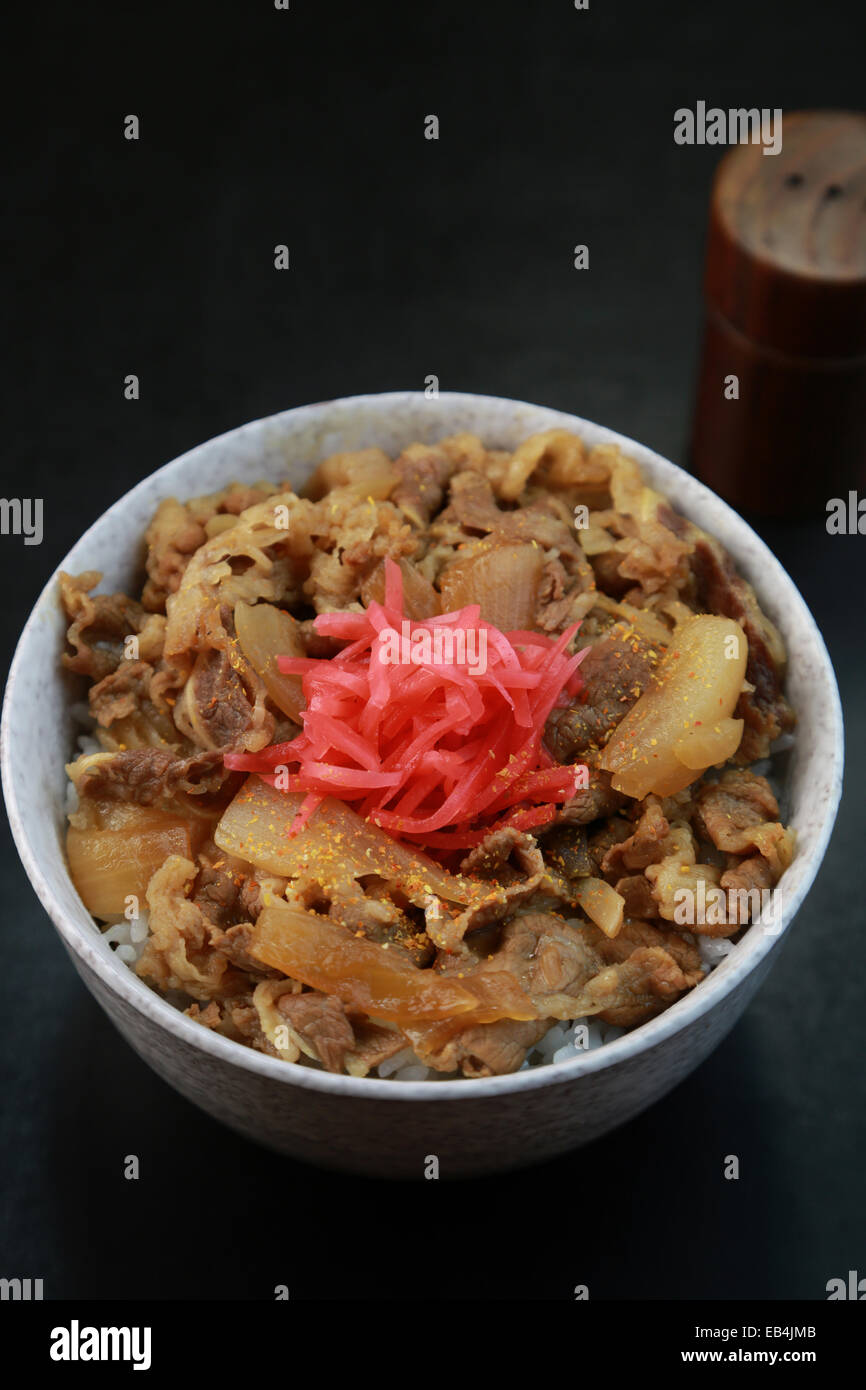 Beef bowl hi-res stock photography and images - Alamy