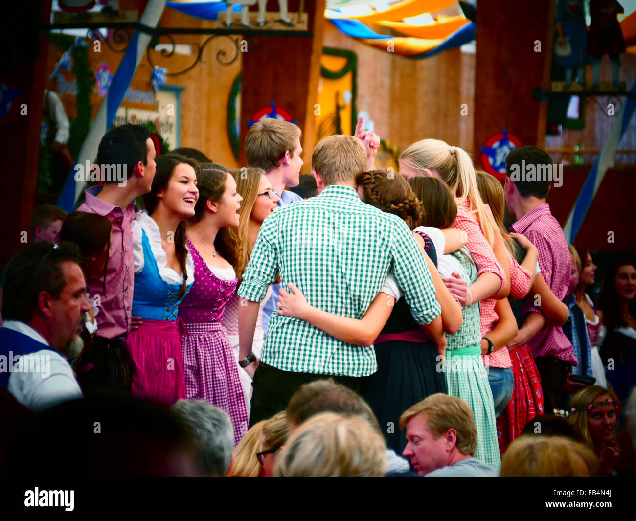 Oktoberfest dancing hi-res stock photography and images - Alamy