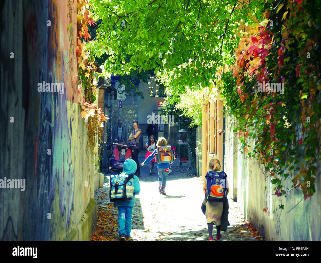 Kids Going Home After School High Resolution Stock Photography and ...