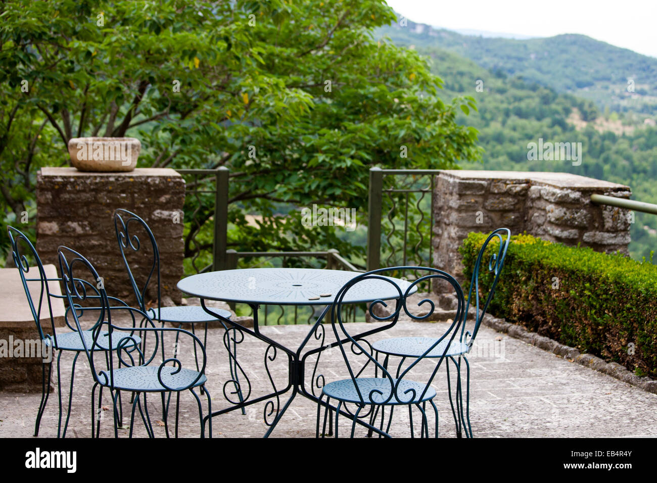 Stone terrace hi-res stock photography and images - Alamy