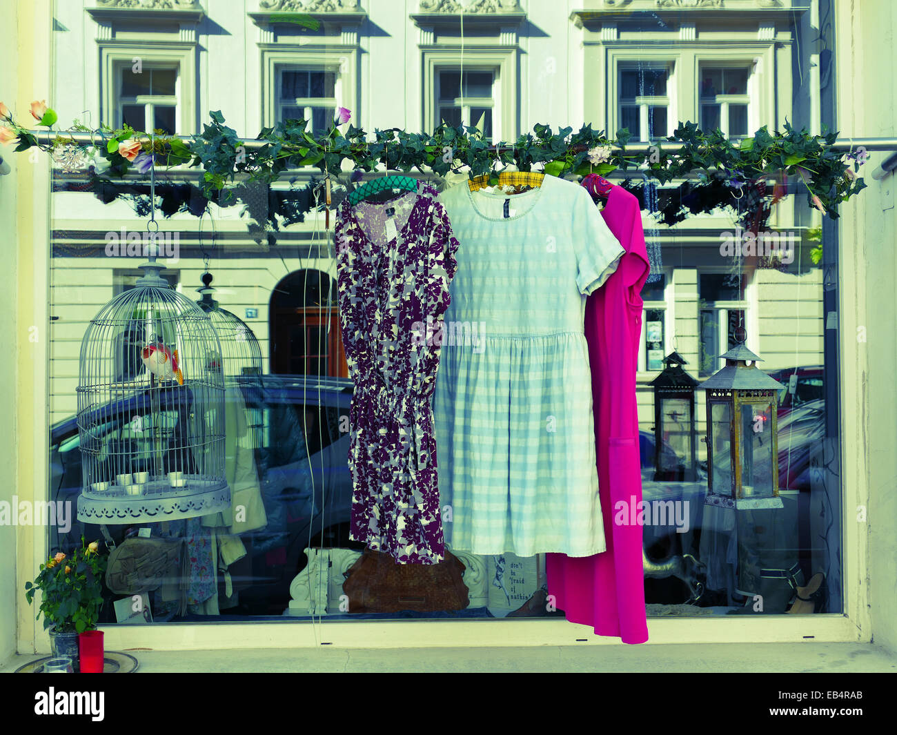 Textile shop display hi-res stock photography and images - Alamy