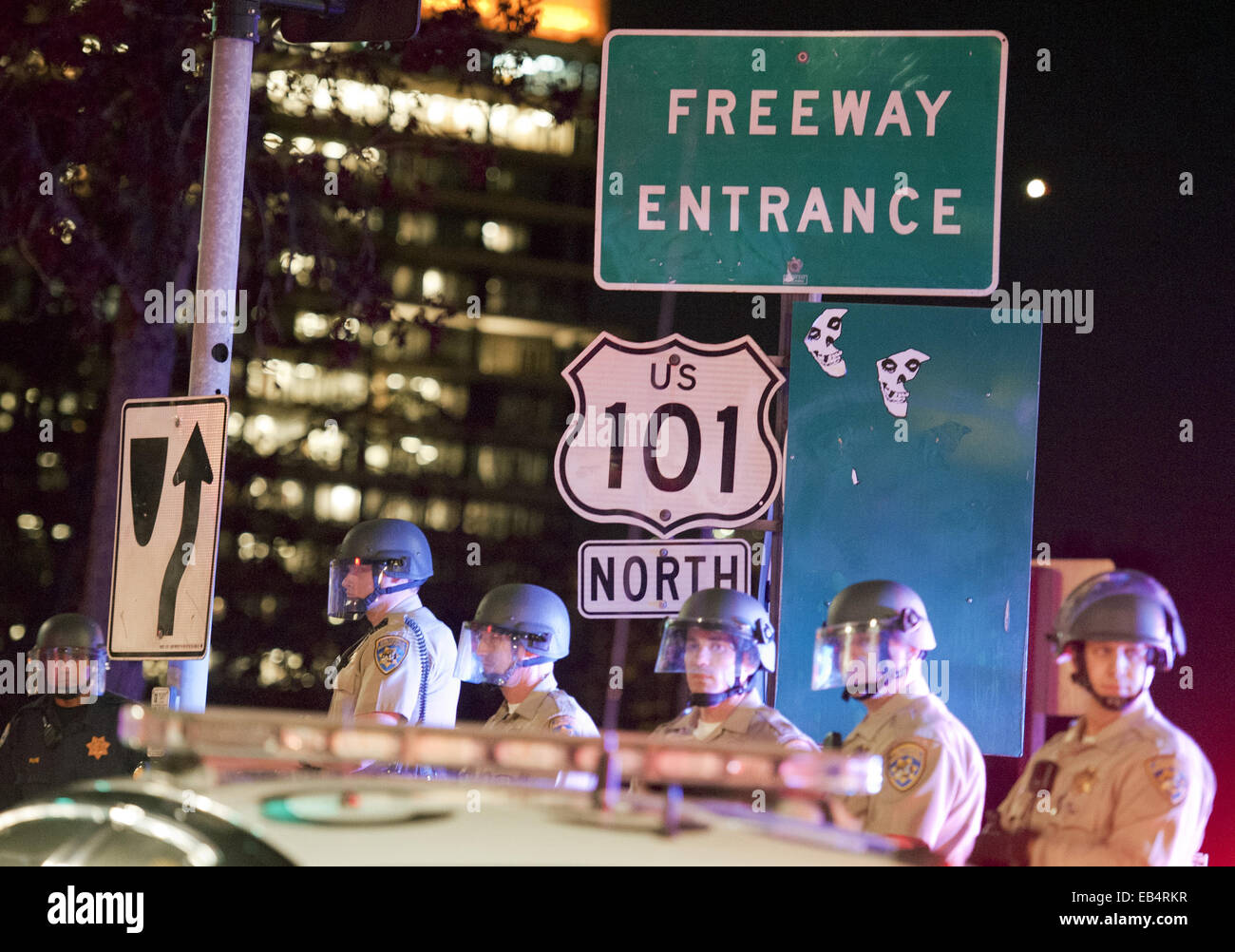 California freeway protests hi-res stock photography and images - Alamy