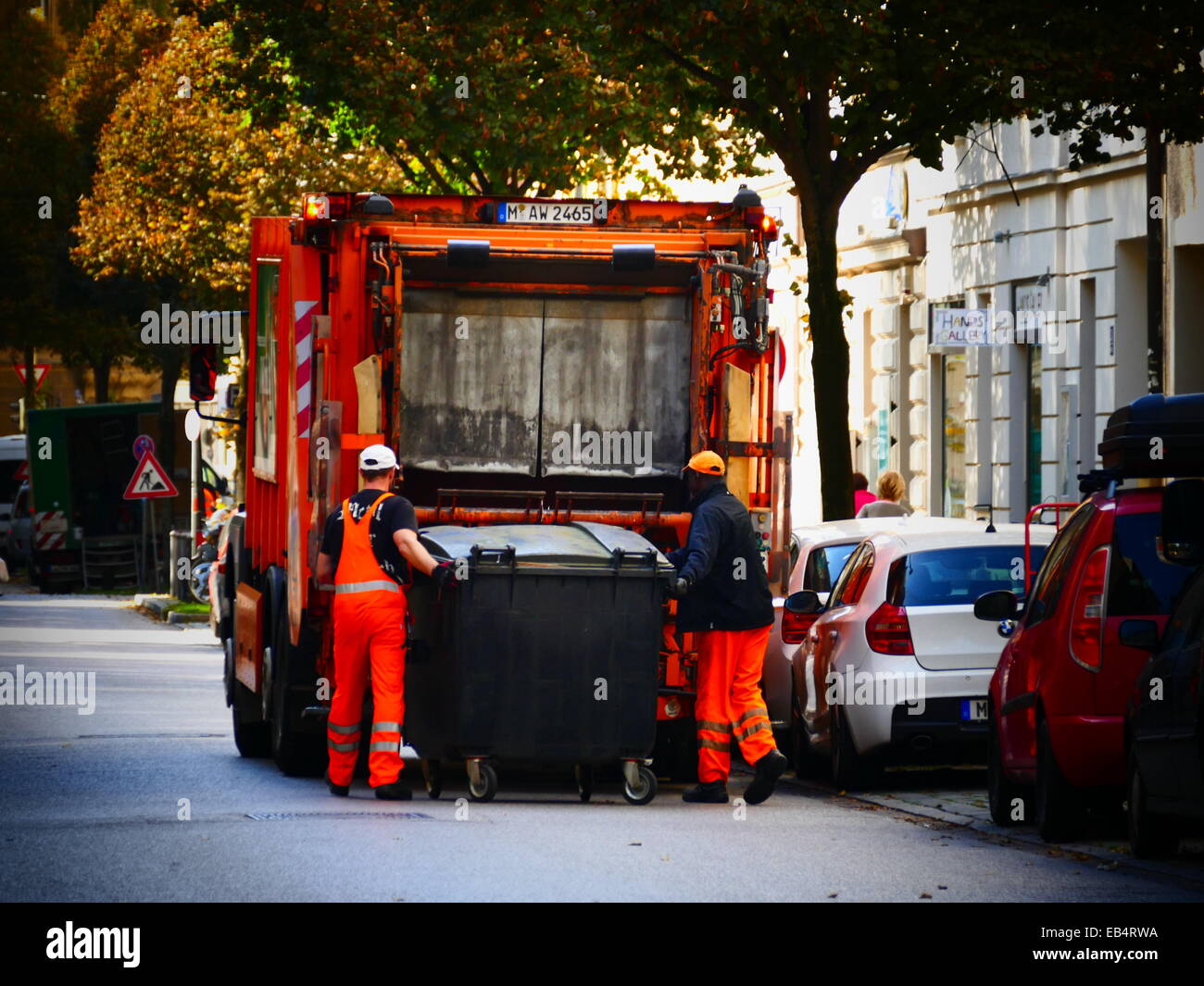 Waste collection truck hi-res stock photography and images - Alamy