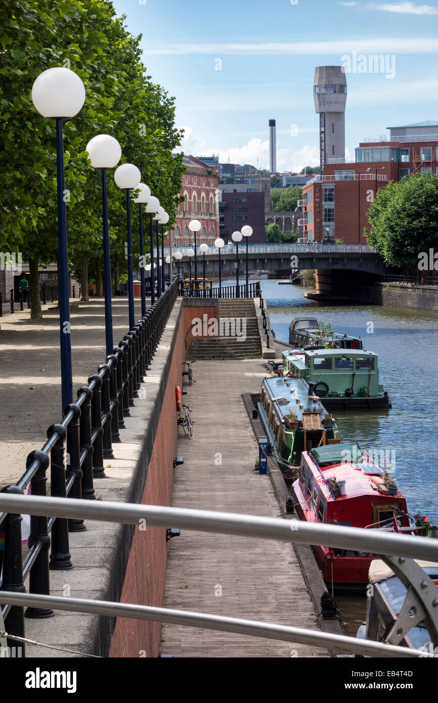 View over Floating Harbour , Temple Quay, Bristol, UK Stock Photo - Alamy
