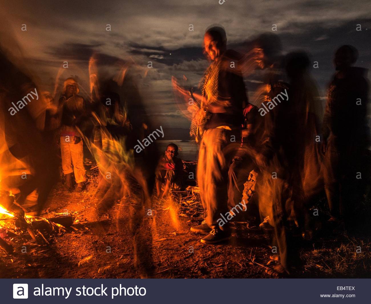 Dancing Around The Fire Stock Photos & Dancing Around The Fire Stock ...