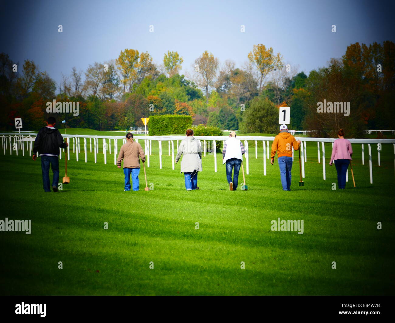 Race track worker hi-res stock photography and images - Alamy