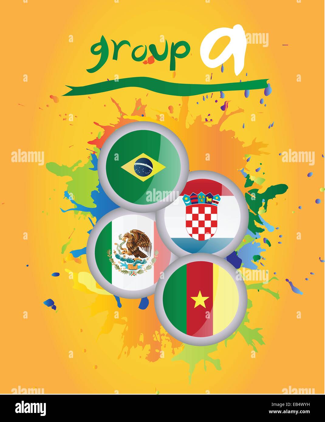 World cup group a vector Stock Vector Image & Art - Alamy