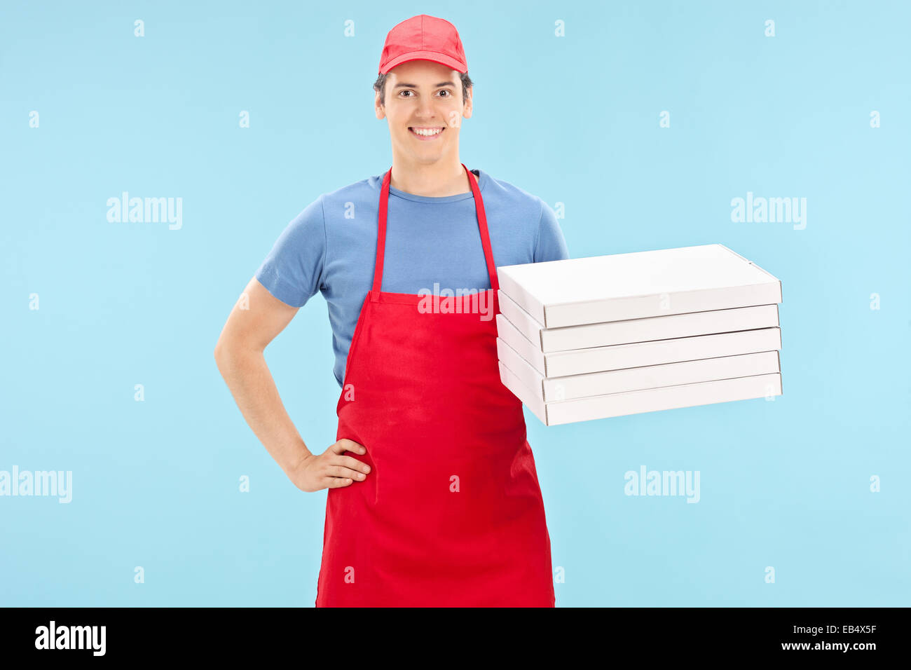 Pile of pizza boxes hi-res stock photography and images - Alamy