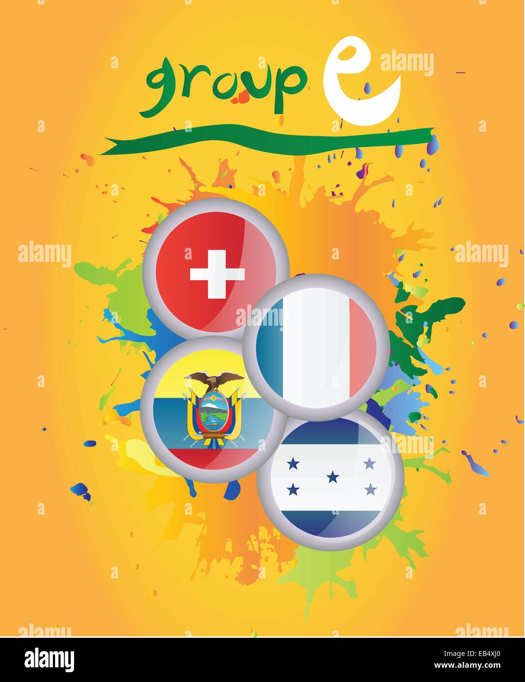 E world cup Stock Vector Images - Alamy