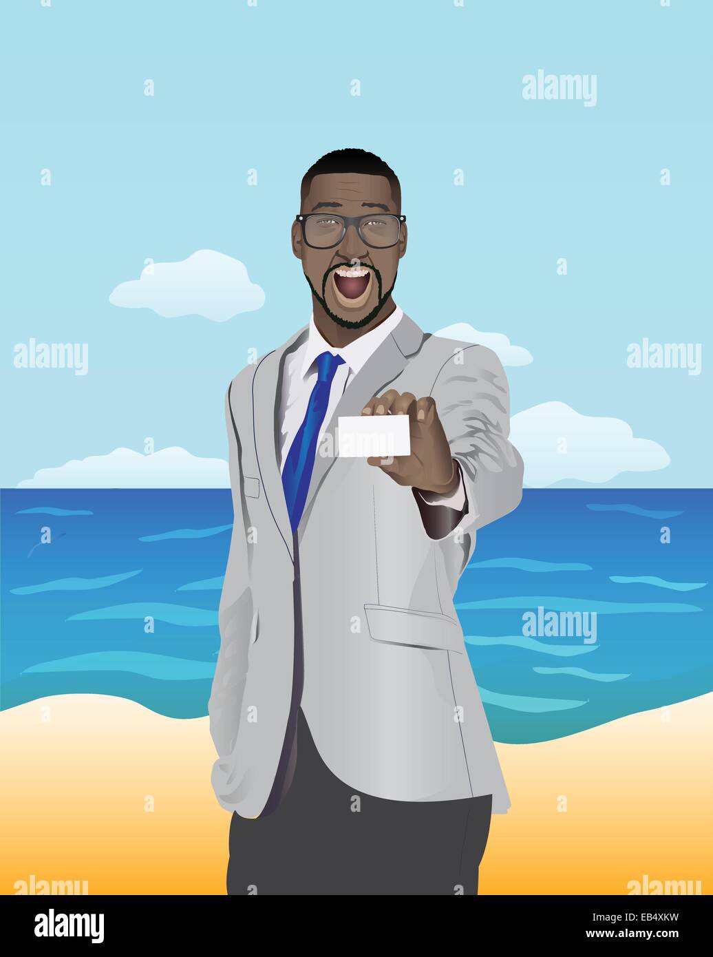 Offering business card Stock Vector Images - Alamy