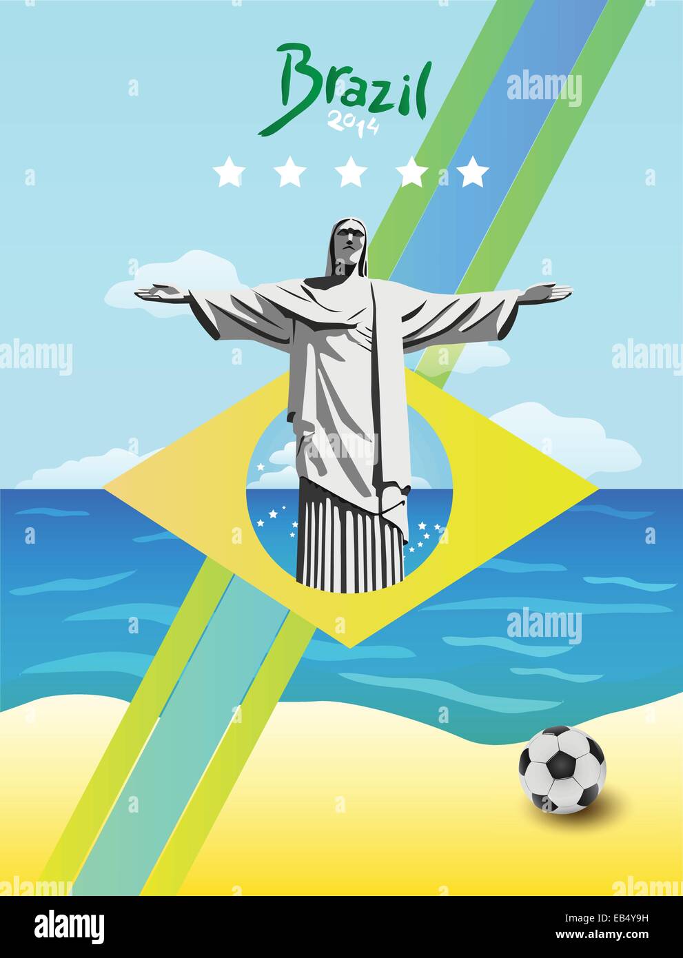 Brazil world cup vector Stock Vector Image & Art - Alamy
