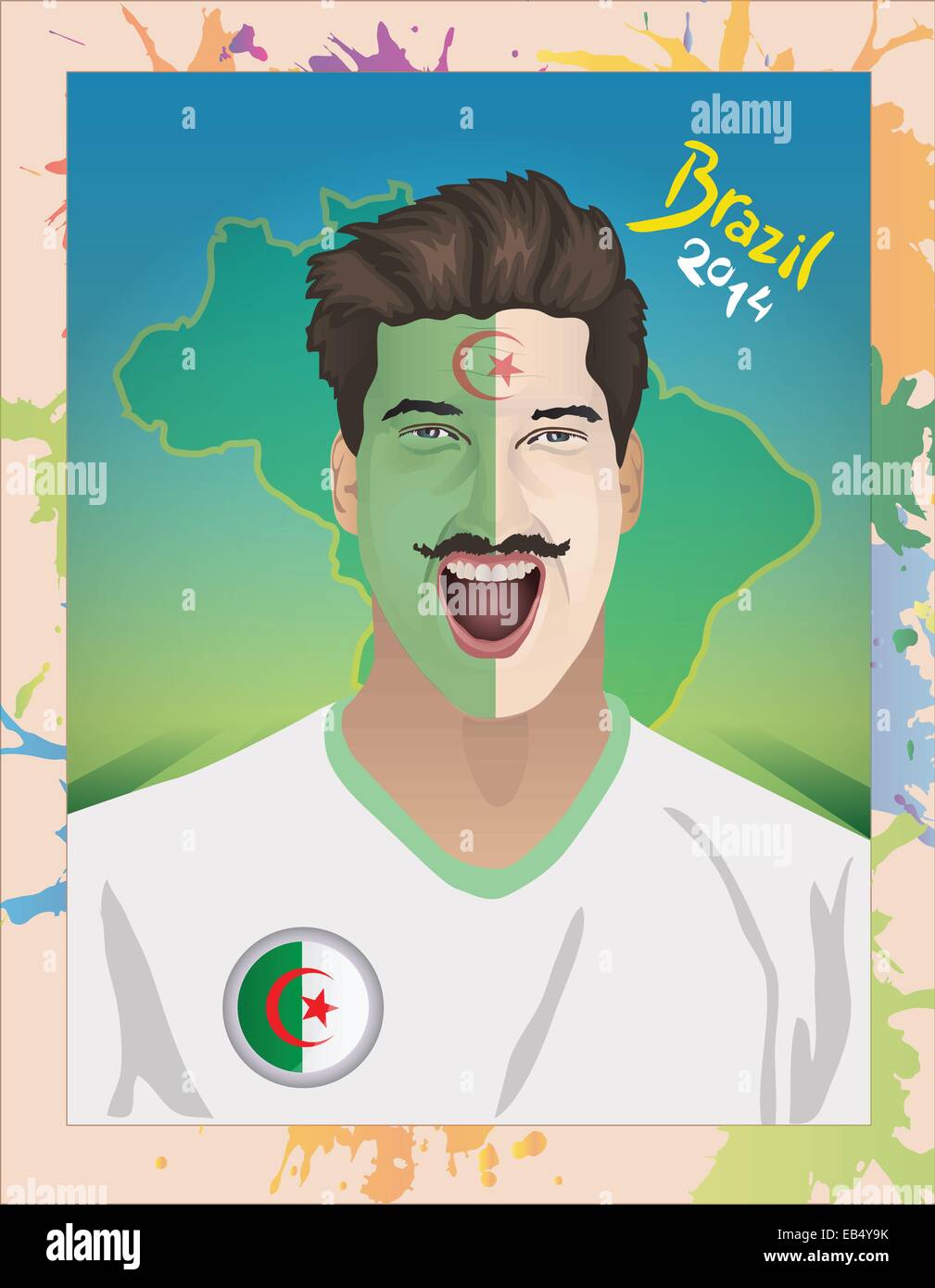 Algeria football fan hi-res stock photography and images - Alamy