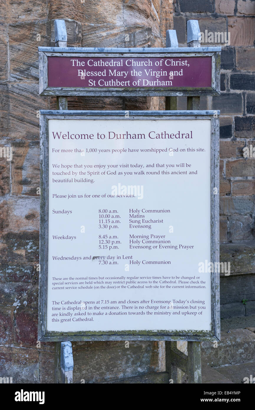 Durham cathedral in Durham , England , Britain , Uk Stock Photo - Alamy