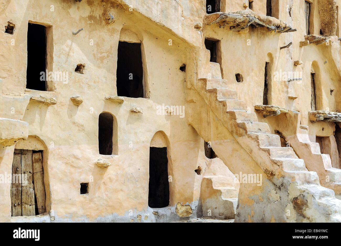South of Tunisia, Tataouine,the Ksar Ouled Soltane,ancient berber ...