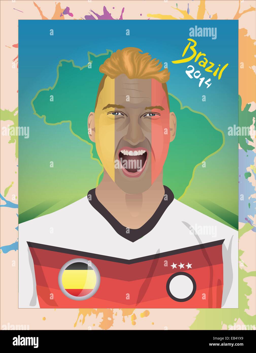 World cup 2014 germany Stock Vector Images - Alamy