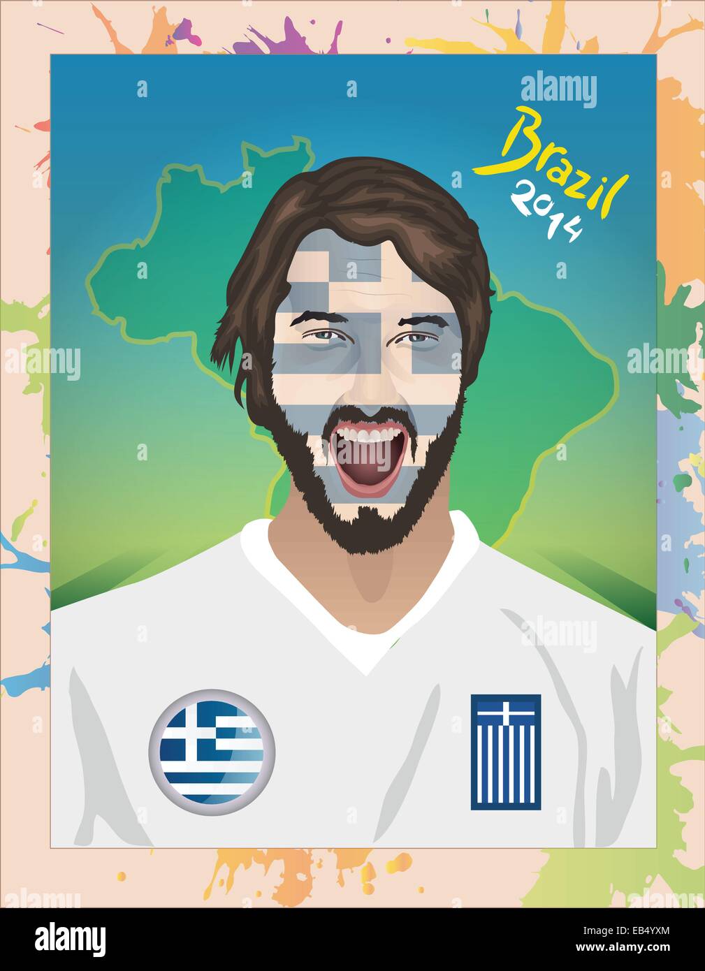 Shouting and cheering Stock Vector Images - Alamy