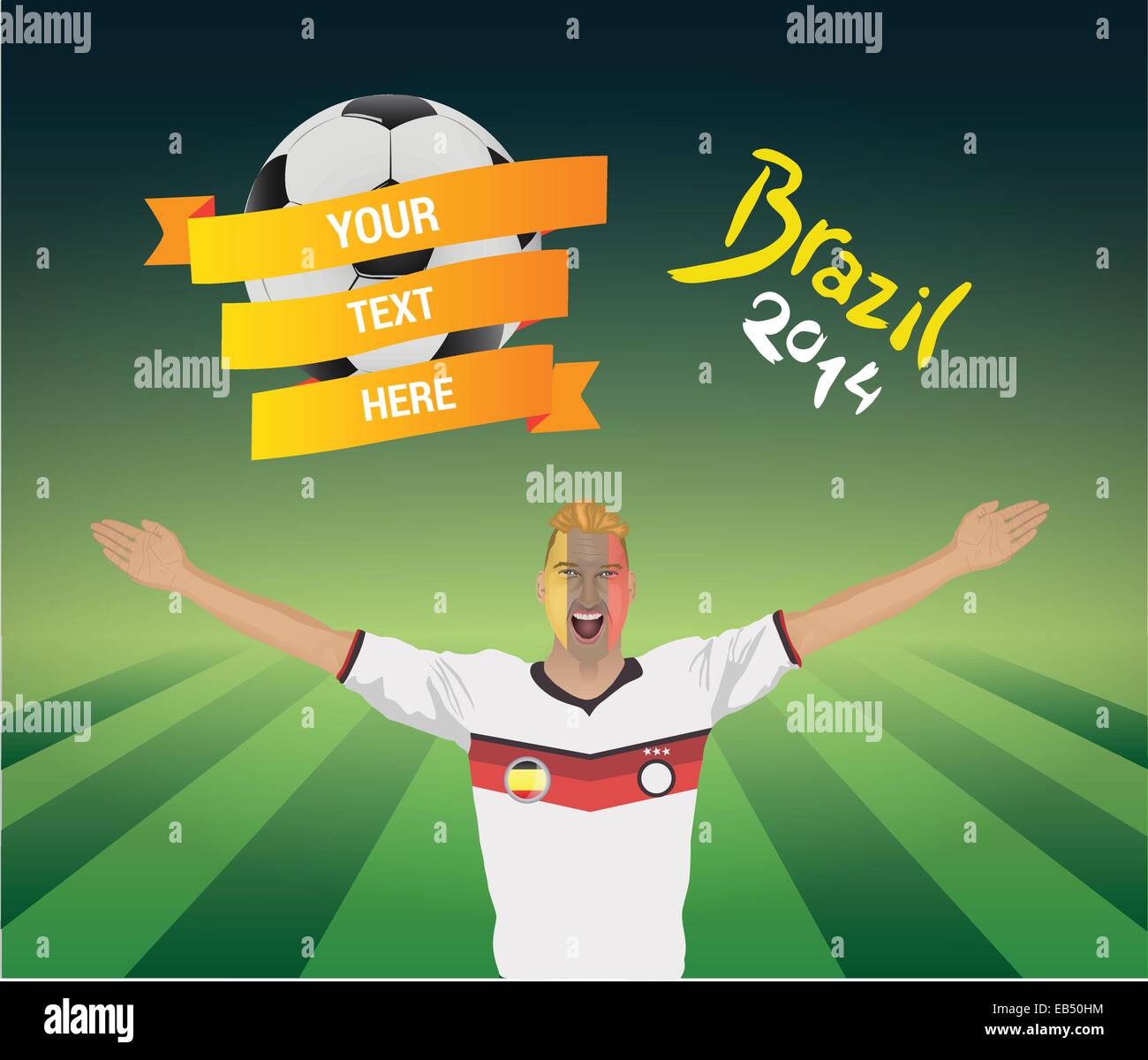 German football Stock Vector Images - Alamy