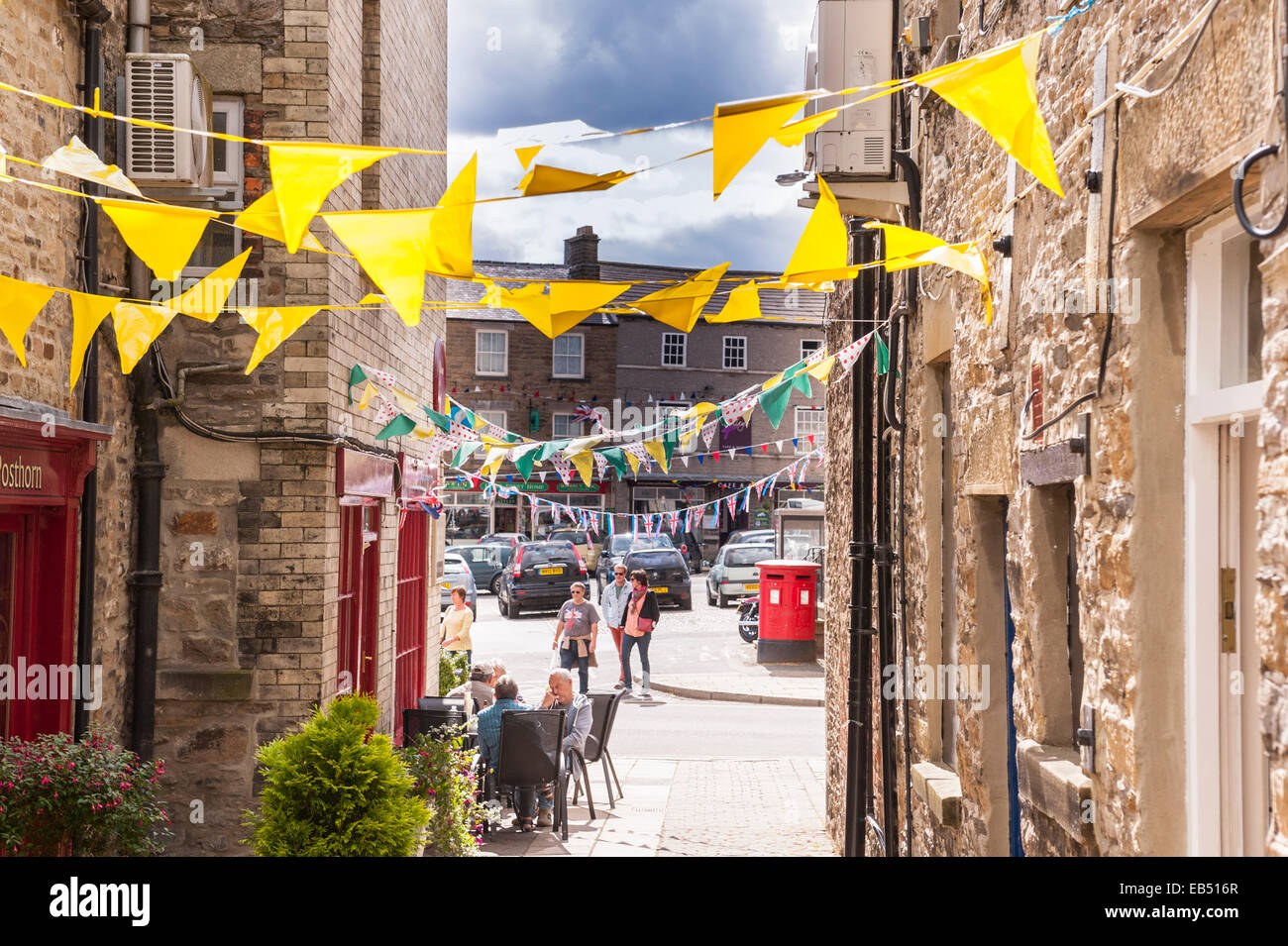 Leyburn in the Yorkshire Dales in Yorkshire , England , Britain , Uk ...