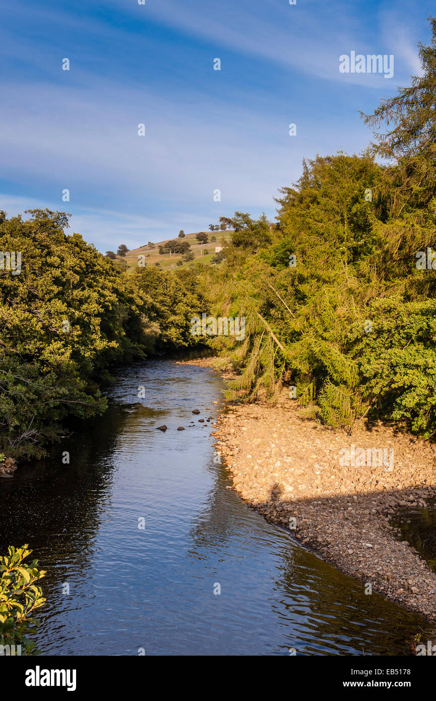 The river Swale at Swaledale in the Yorkshire Dales in Yorkshire ...