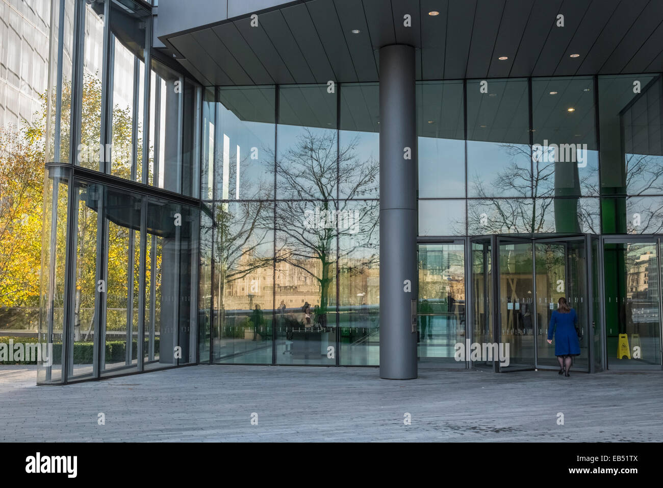 Modern office building, More London area, with Tower of London ...