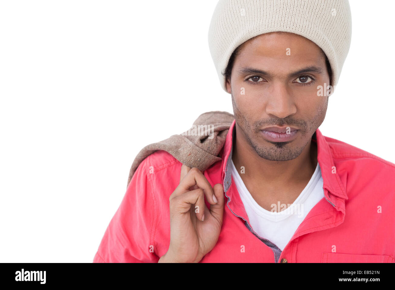 Handsome young man wearing beanie hi-res stock photography and images ...