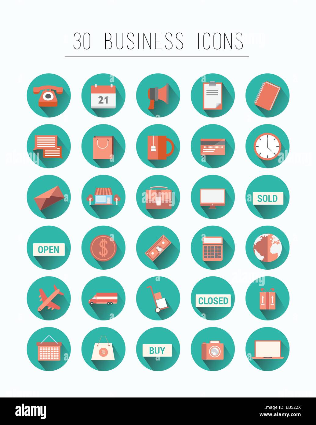 Blue vector clock digital Cut Out Stock Images & Pictures - Alamy