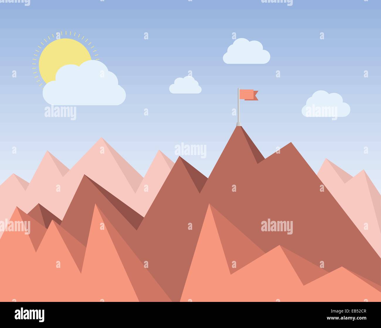Red cloud range Stock Vector Images - Alamy