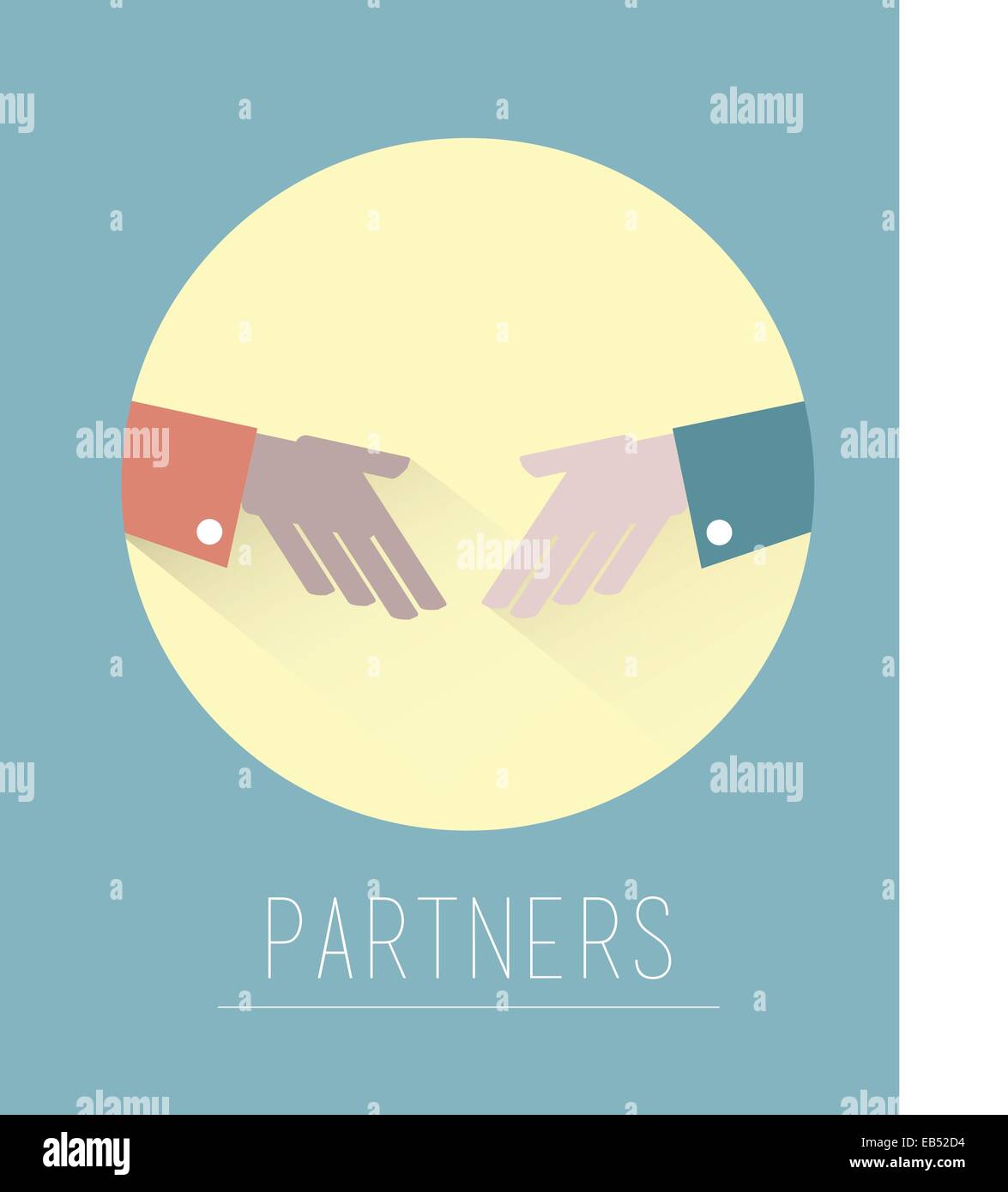 Handshake partnership Stock Vector Images - Alamy