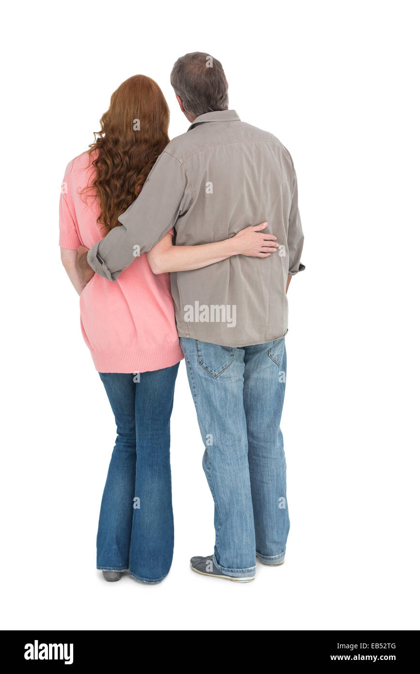 Man arm around woman Cut Out Stock Images & Pictures - Alamy
