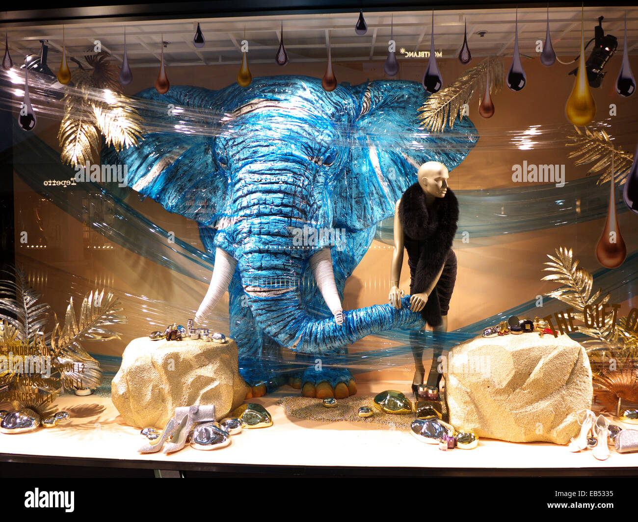 China Hong Kong shopping mall window display decoration Stock Photo - Alamy