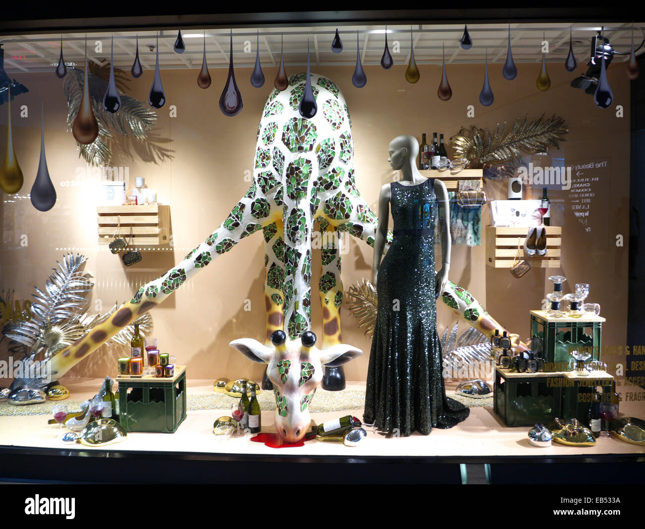 China Hong Kong shopping mall window display decoration Stock Photo - Alamy
