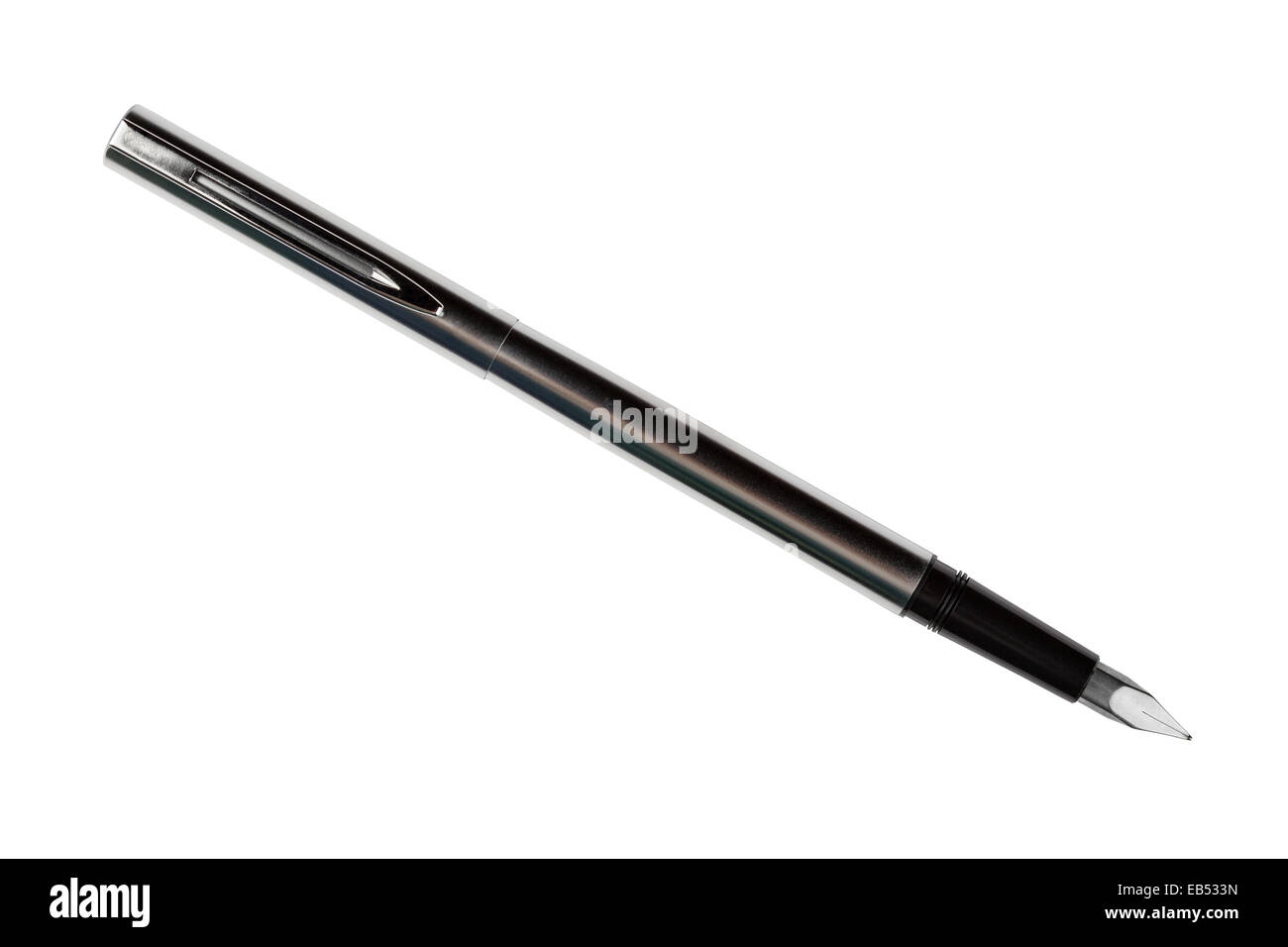 Black fountain pen Stock Photo - Alamy