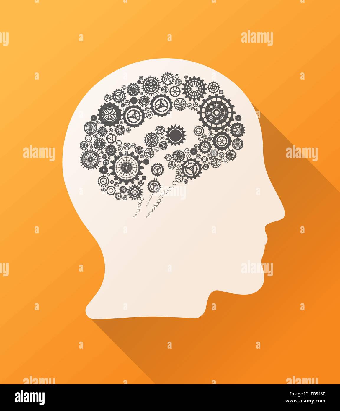 Cogs brain hi-res stock photography and images - Alamy