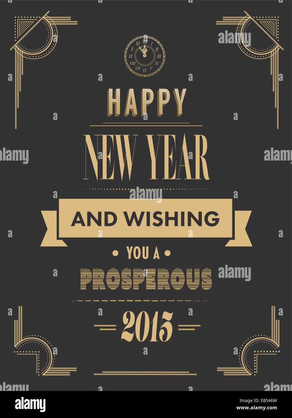 Gold art deco style Stock Vector Images - Alamy