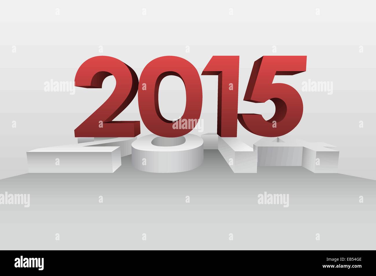 Red 2015 graphic on white background Stock Vector Image & Art - Alamy