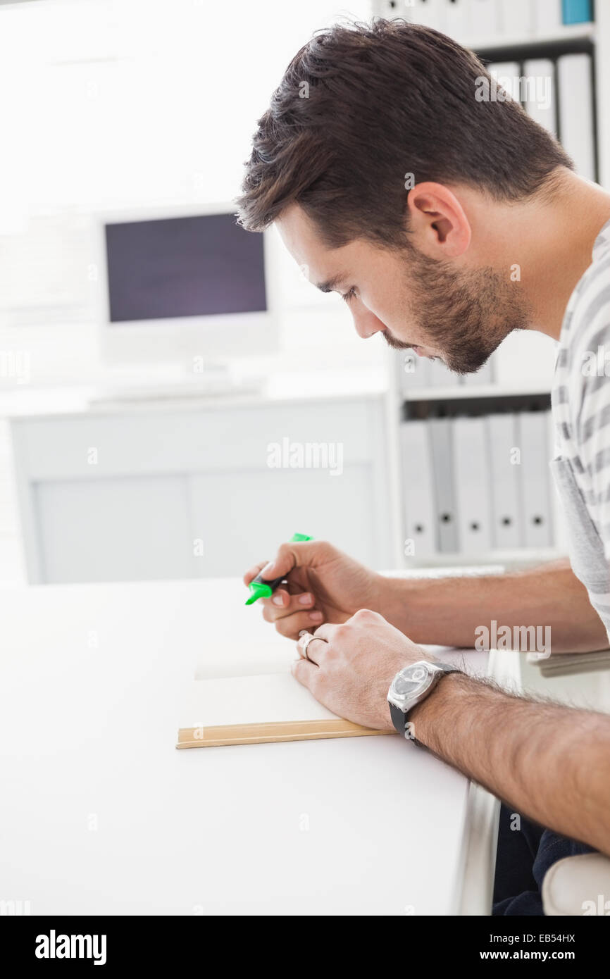 Professional highlighting book hi-res stock photography and images - Alamy