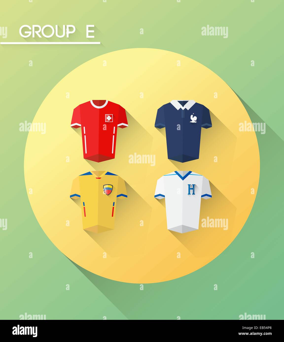 E world cup Stock Vector Images - Alamy