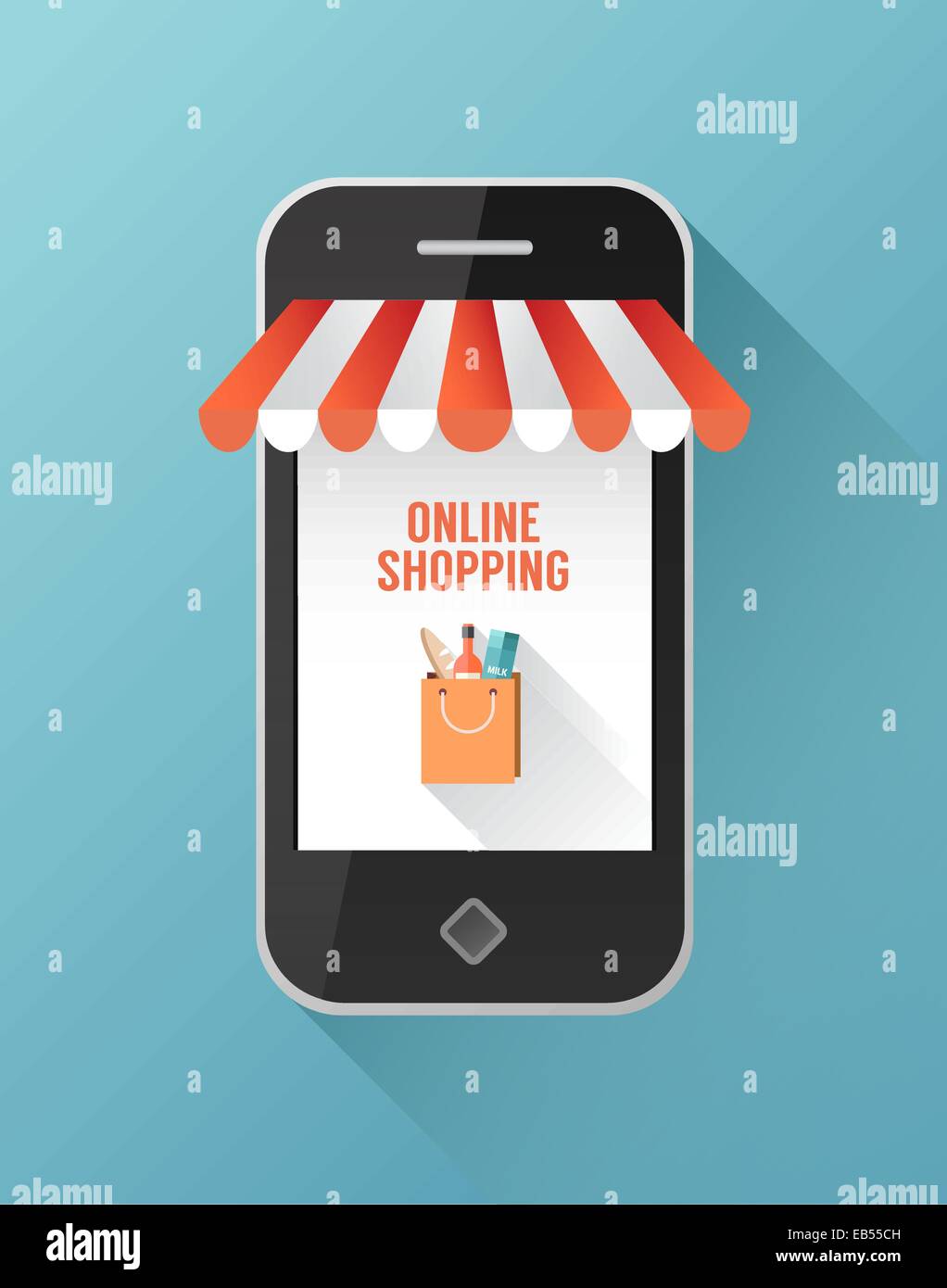 Online shopping Stock Vector Images - Alamy