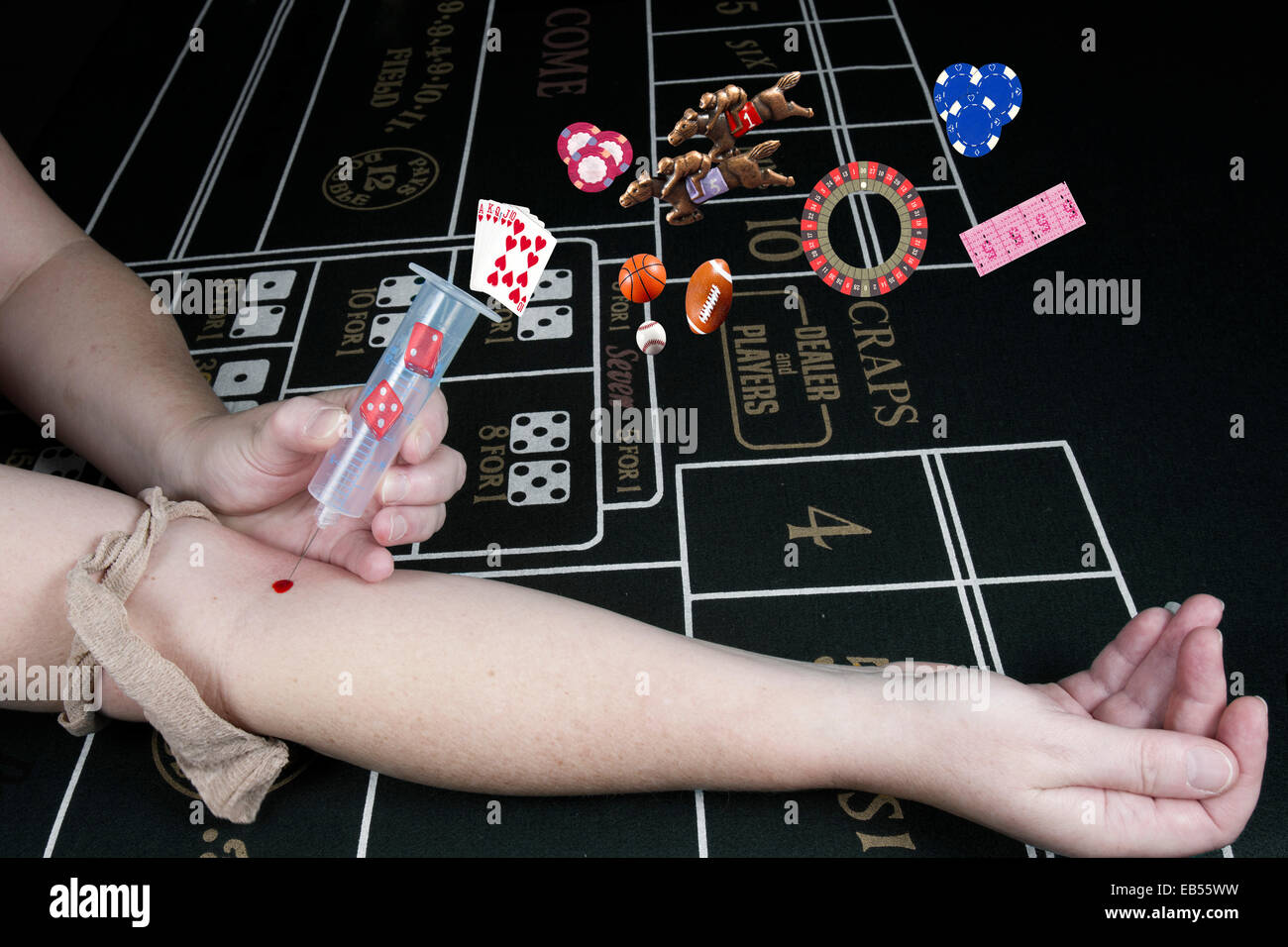 Gamble addict hi-res stock photography and images - Alamy