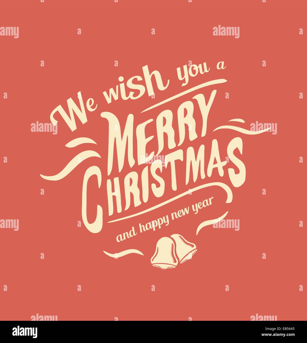 We wish you a merry christmas Stock Vector Images - Alamy