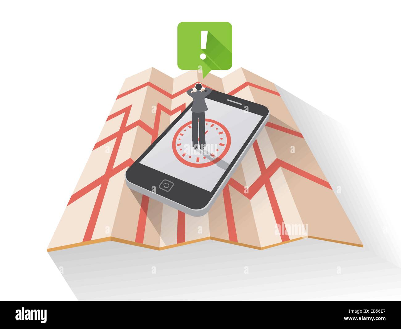 Screen standing Stock Vector Images - Alamy