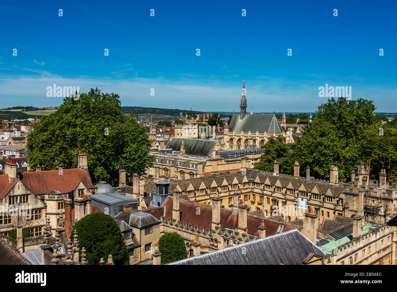 Exeter college oxford quad hi-res stock photography and images - Alamy